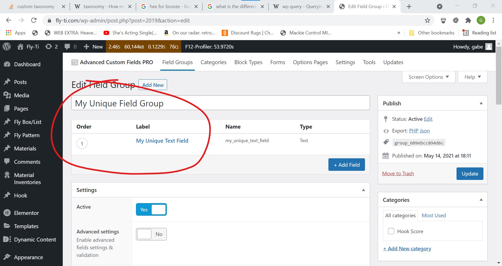 Duplicate Fields When Adding An ACF To A Custom Taxonomy ACF Support