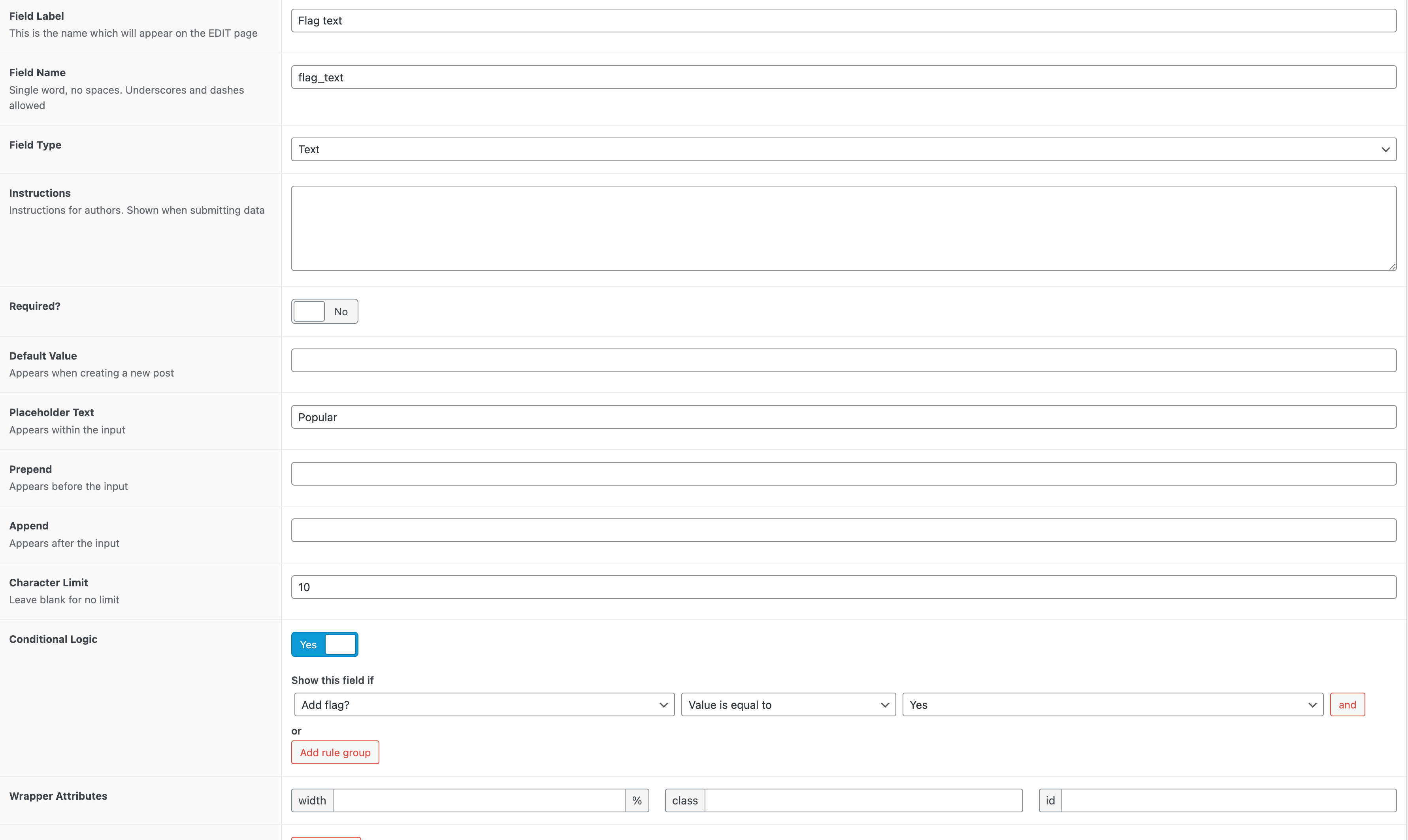 Radio Button Not Working In Post Loop ACF Support