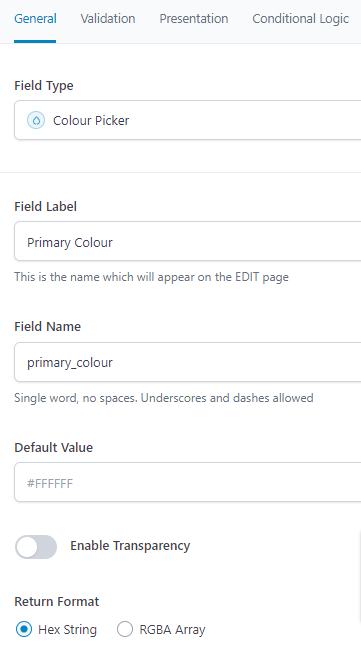 Using ACF Colour Picker To Override CSS - ACF Support